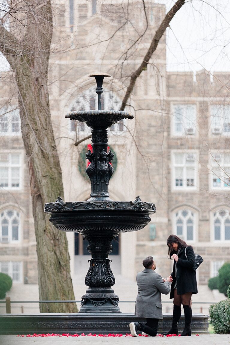 Fordham University Winter Proposal | Anastasia + Steven