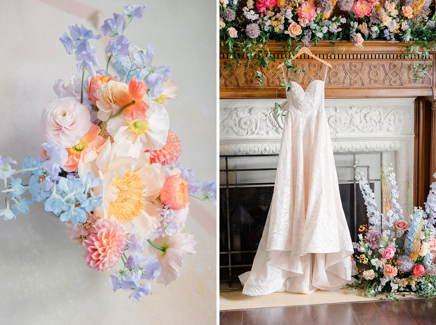 Whimsical Summer Wedding at The Mansion at Natirar | Maggie + Ty