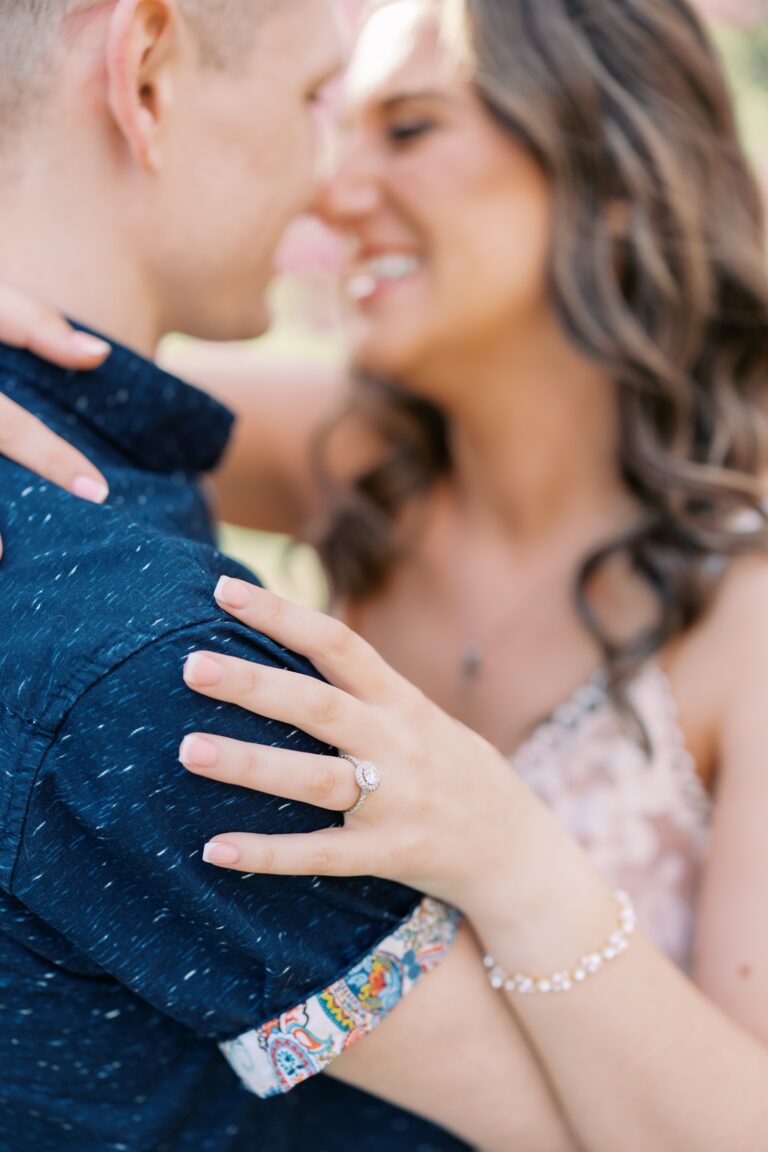 Branch Brook Park Spring Engagement Session | Melanie + Shawn
