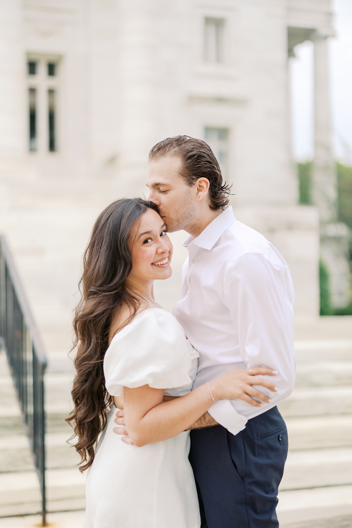 Downtown Somerville Engagement Session | Samantha + Jeffrey