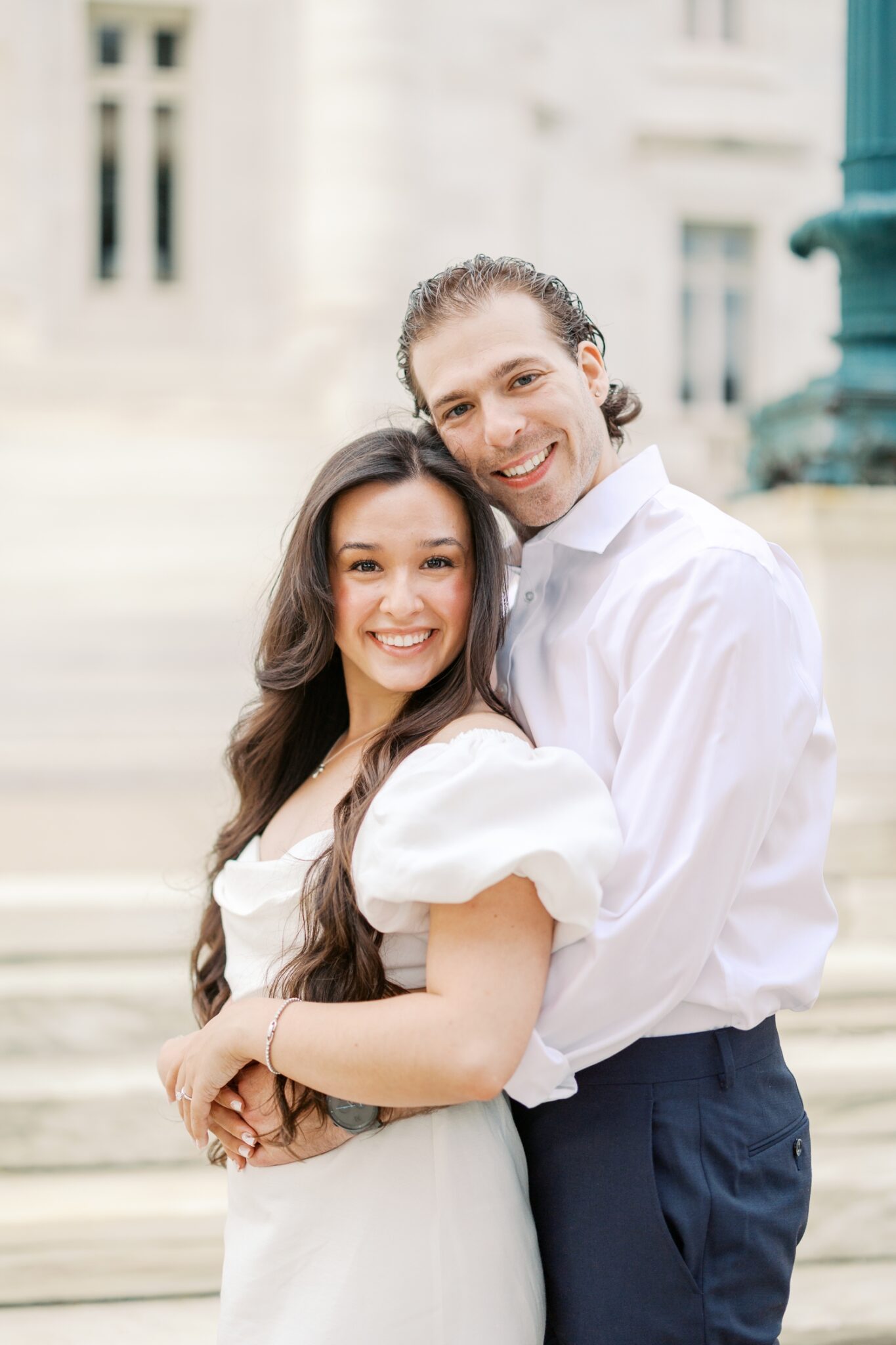 Downtown Somerville Engagement Session | Samantha + Jeffrey