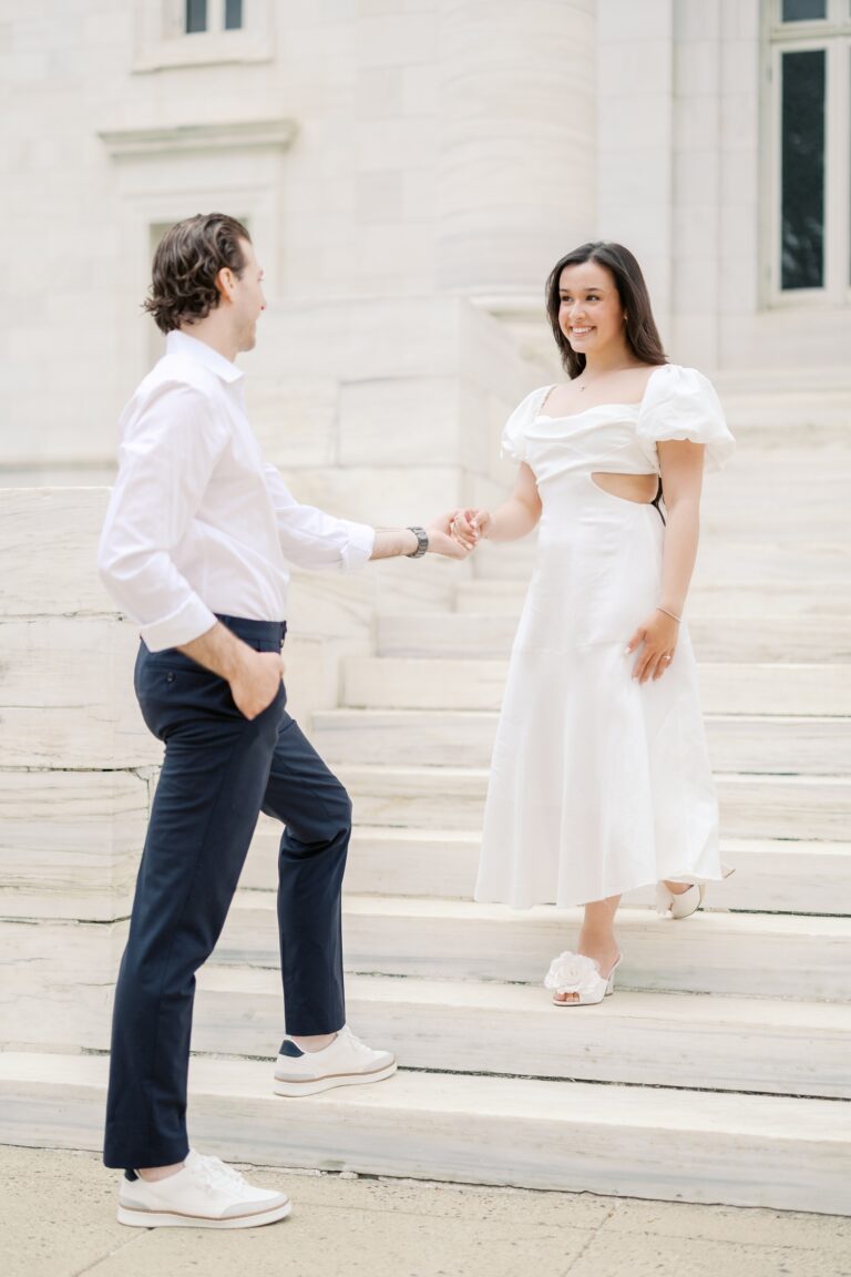 Downtown Somerville Engagement Session | Samantha + Jeffrey